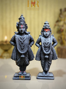 hr enterprises ( 70 VR Grey) Vitthal Rukmini Statue,Vitthal Rukmani ...