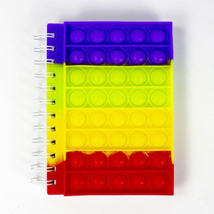 MADDYGROUP POP FIDGET NOTEBOOK|POPIT DIARY |RAINBOW COLOR|MULTICOLOR ...
