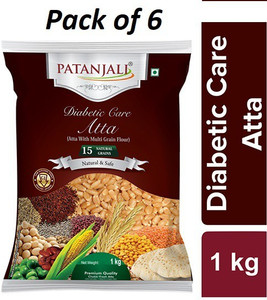PATANJALI DIABETIC ATTA 1kg (pack of 6) Price in India - Buy PATANJALI ...