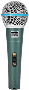 TZ SMART Beta-58A Dynamic Corded Wired Mic Singing Mic for Studio ...