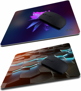 qivee COLOR WOLF COMBO (10) Mouse Pad Non-Slip Rubber Base Mouse pad ...