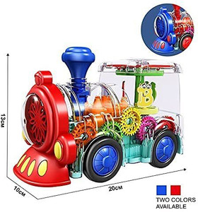 NIYAMAT 360 Degree Rotation Train Engine Toy for Kids, Electric ...