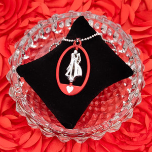 Shiv Jagdamba Valentine Gift Rotational Dancing Couple Metal Pendant ...