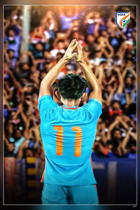 Sunil Chhetri Football Player Matte Finish Poster Paper Print - Sports ...