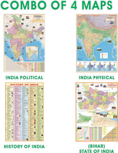 Bihar Political Map with Indian Political & Physical Map and History of ...