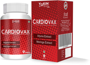 Vokin Biotech Natural Cardiovax with Arjuna Extract & Moringa Extract ...