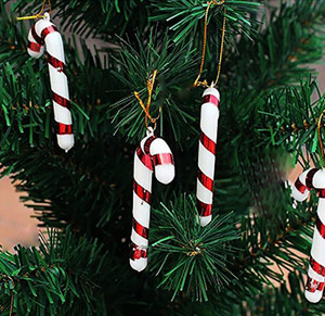 Dhinchak Christmas Candy stick big Hanging Candy Cane Pack of 4 Price ...