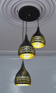 Prop It Up Pendant Light with Rustic Black Metal Retro Matte Black ...