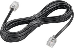Etake LAN Cable 2 m RJ11 Telephone Modem Line Cord Cable, Telephone ...