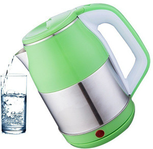 WAIT2SHOP 2 Litre Double Wall Kettle Stainless Steel Inner Body / Cool ...