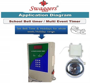 SWAGGERS Automatic School Bell Timer Device for colleges, schools ...