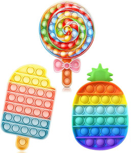 JLR Enterprise Popping Toys For Kids, Push Pop Bubble Fidget ...