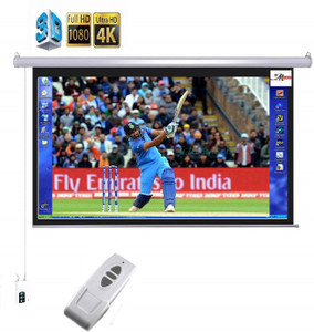 Moiz lite Series 8 Ft - Width x 6 Ft - Height Motorised Projector ...