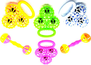 Dynamic Retail Global Rattle toys set for infants baby, newborns kids ...