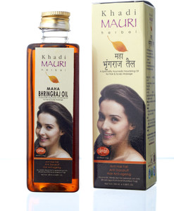 Khadi Mauri Maha Bhringraj Hair Oil- 250 ml - KING OF OILS - Anti ...