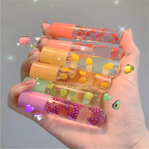 EVERERIN Transparent Roll-on Fruit Lip Oil Balm Moisturizing Lip Oil ...