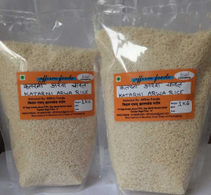 Affirm Foods Katarni Arwa Rice 1 kg Pack of 2 Katarni Rice (Small Grain ...
