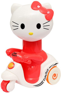Galactic Hello Kitty fun pressure car toy Unbreakable Cartoon Push & Go ...