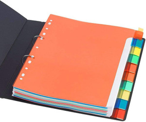 YourStationeryHouse A4 Binder Index Separator/Divider (10 Insertable ...