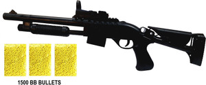 IndusBay 63 CM long Plastic Shot Gun Toy with 1500 BB bullets S1897 ...