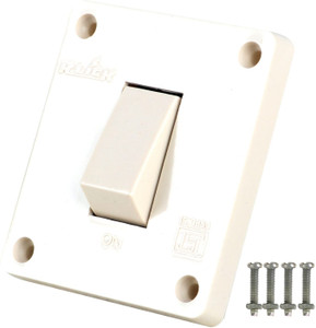 KLICK PC P5 One Way Switch, Single Pole Light Switch, Fire Retardant ...