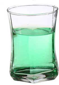 1st Time Transparent Water Glass, Set Of 1, 250 ML Glass Water/Juice ...