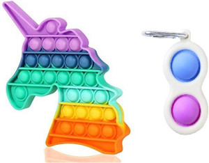 Aganta Pop It Fidget Toys Push Bubble Push Pop Bubble Toys Big Bubbles ...