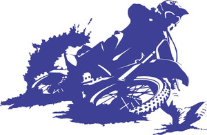 CRAFT STUDIO 39 cm sticker blue wall sticker (39X56)cm Self Adhesive ...