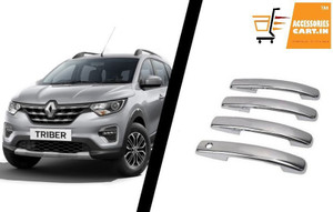 Accessories cart RENAULT TRIBER CHROME CATCH COVER Car Grab Handle ...