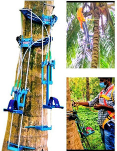 SARA Coconut tree climber with Full body Safety Belt 100% Safe Climbing ...