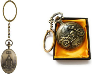 Daiyamondo Taj Mahal With Royal Bike Theme Designer Pocket Watch ...