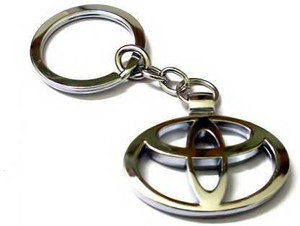 OHZEN Toyota Logo silver metal Keychain best quality Keychain Key Chain ...