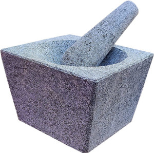 subaa Subaa Mortar and Pestle Set for Spices, Okhli Masher, Khalbatta ...