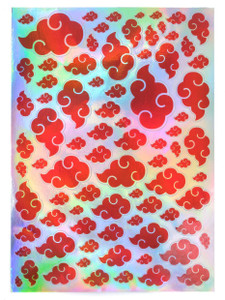 ComicSense 40 cm Akatsuki Clouds Stickers Pack Self Adhesive Sticker ...