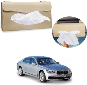 AutoGnix Car Tissue Holder Sun Visor Tissue Box Holder PU Leather ...