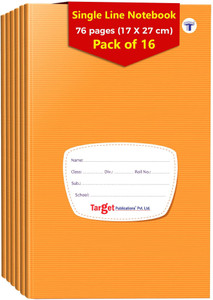 Target Publications Single Line Notebook | Writing Copy | 76 Pages ...