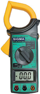 SIGMA AC Clamp Meter M266 , Current Upto 1000 A Digital Multimeter ...