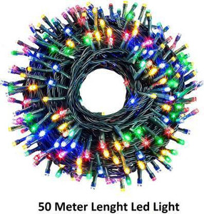 Aj Enterprises 400 LEDs 50.8 m Multicolor Color Changing, Flickering ...