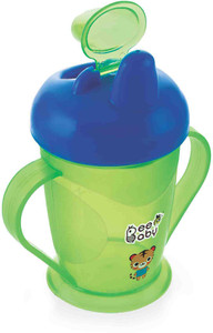 Beebaby Twin Handle Hard Spout Sipper, 180 ML, Free Flow Spout, 100% ...