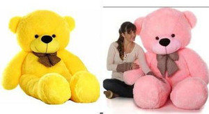 FUN2PLAY combo set teddy pink and red 60cm pure 2ft teddy bear eddy ...