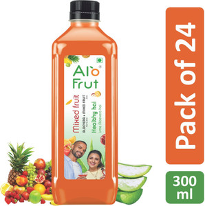 ALOFRUT Alo Frut Mixed Fruit Aloevera Juice 300 ml (Pack of 24) - 1 ...
