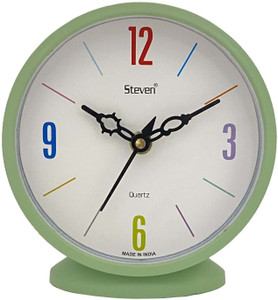 steven quartz llp Analog Green Clock Price in India - Buy steven quartz ...