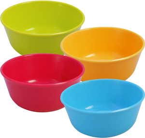 Wonder Plastic Mixing Bowl Plastic Sigma 500 Microwave Bowl Set, 4 pc ...