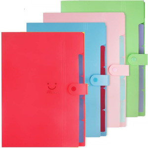 Flipkart.com | Corslet 4 Pcs File Folder Expanding File Folder ...