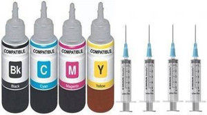 PTT Premium ink for hp 5275 ink Black + Tri Color Combo Pack Ink Bottle ...