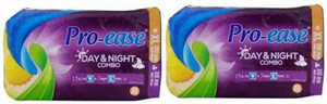 Pro-ease Day & Night Combo XL 22+22 Sanitary pad Sanitary Pad | Buy ...