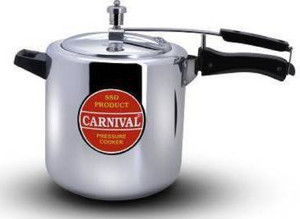CARNIVAL ALUMINIUM REGULAR MODEL PRESSURE COOKER 15 LTR (INNER LID ...