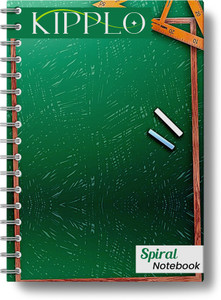 Kipplo Spiral Black Board Notebook A4 Notebook Ruled 450 Pages Price in ...