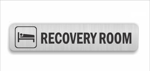 Hardika Creation Stainless Steel Self Adhesive"RECOVERY ROOM 12X2.5 ...
