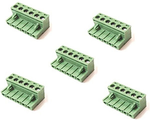 ERHIndia (Pack of 5) 5085 Plug In Type Screw Terminal Connector - 6 Pin ...